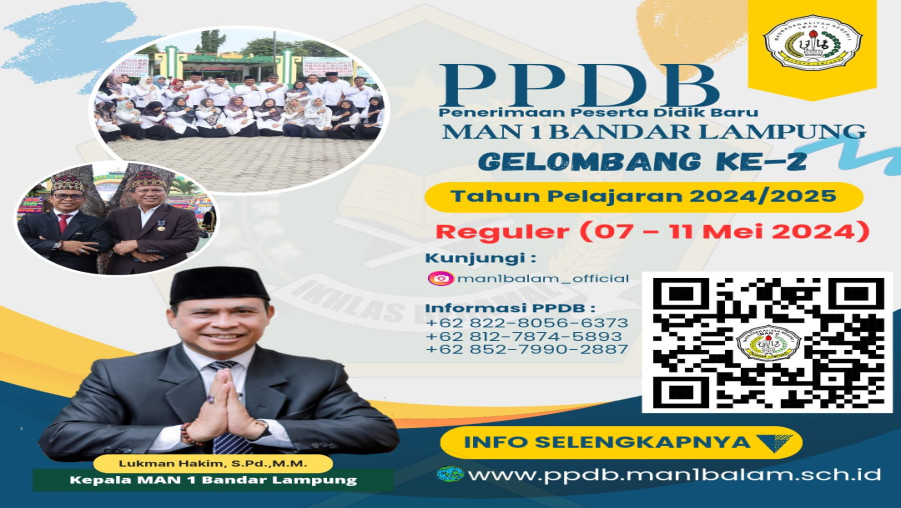 Mei PPDB MAN 1 Bandarlampung Jalur Reguler Mulai Dibuka | MA Negeri 1 ...